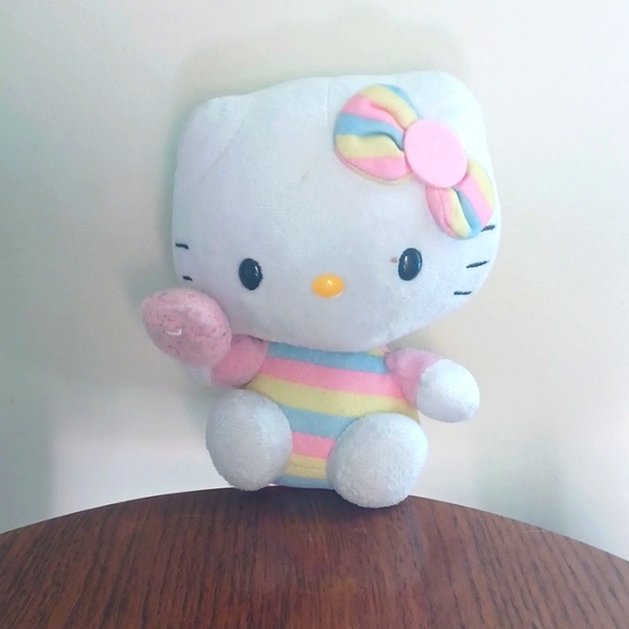 Hello Kitty | Toys | Vintage Stuffed Hello Kitty Plushie Holding Cotton ...